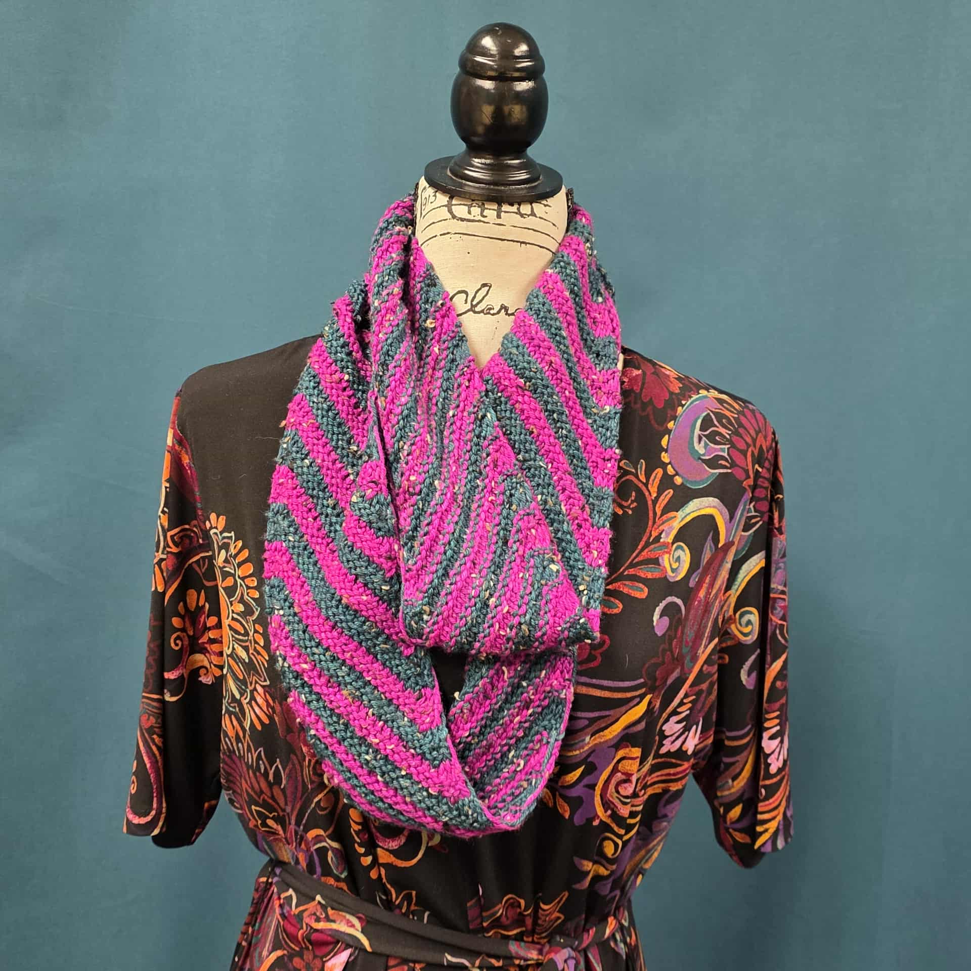 Morgan Infinity Scarf Knit Pattern – TealDragonflyCreations